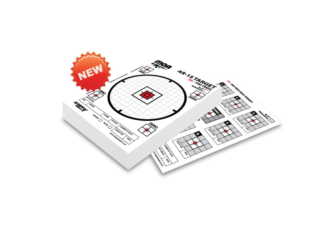 Mini rifle / ar-15 moa targets (rimfire, centrefire and air rifle ...