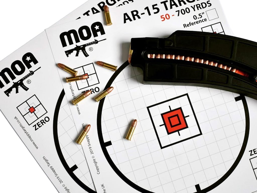 Mini rifle / ar-15 moa targets (rimfire, centrefire and air rifle ...